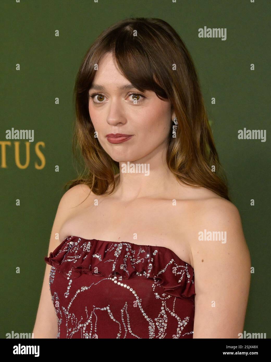 February 10, 2025, Hollywood, California, USA: Aimee Lou Wood attends ...