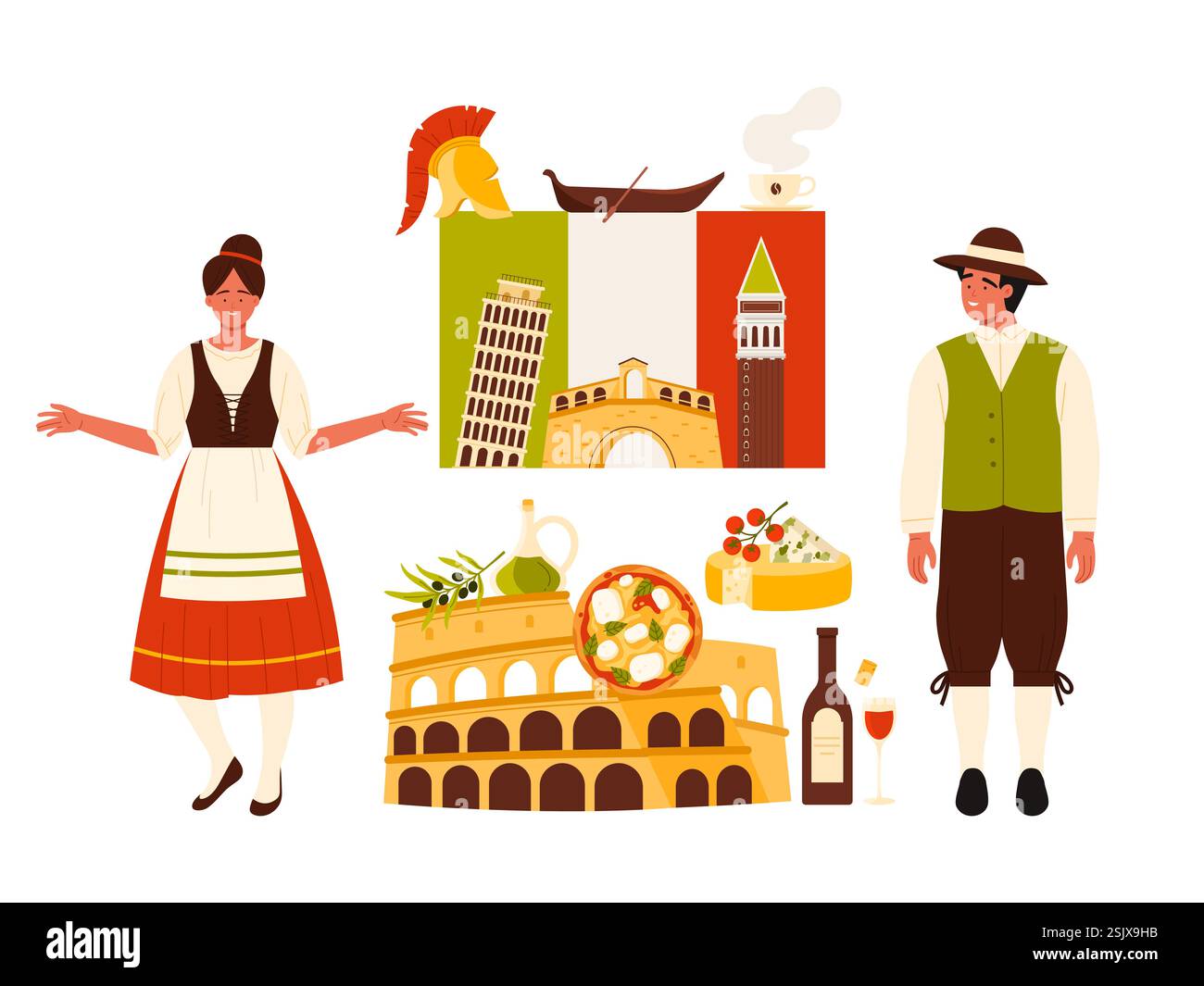 Italian food paris Cut Out Stock Images & Pictures - Alamy