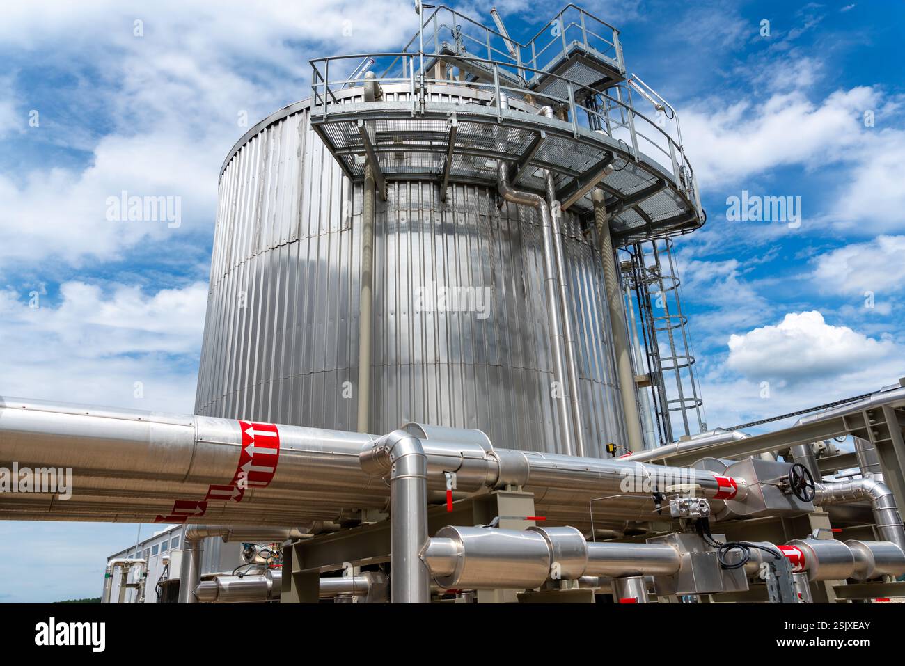 Industrial fire water tank and pipeline system ensuring reliable ...