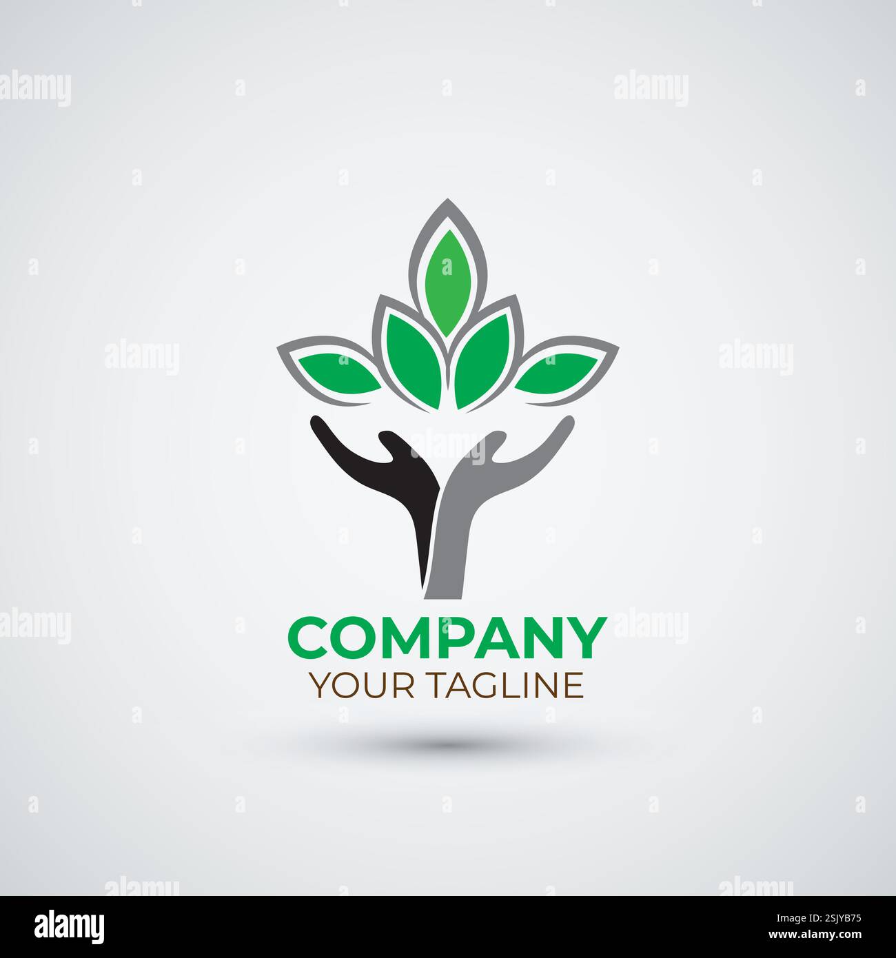 Go green logo design template Stock Vector Image & Art - Alamy