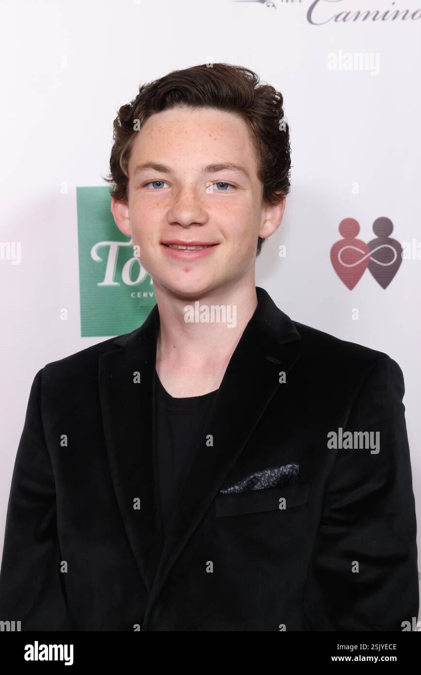 Toluca Lake, California, USA. 10th February, 2025. Actor Dylan Dukes ...