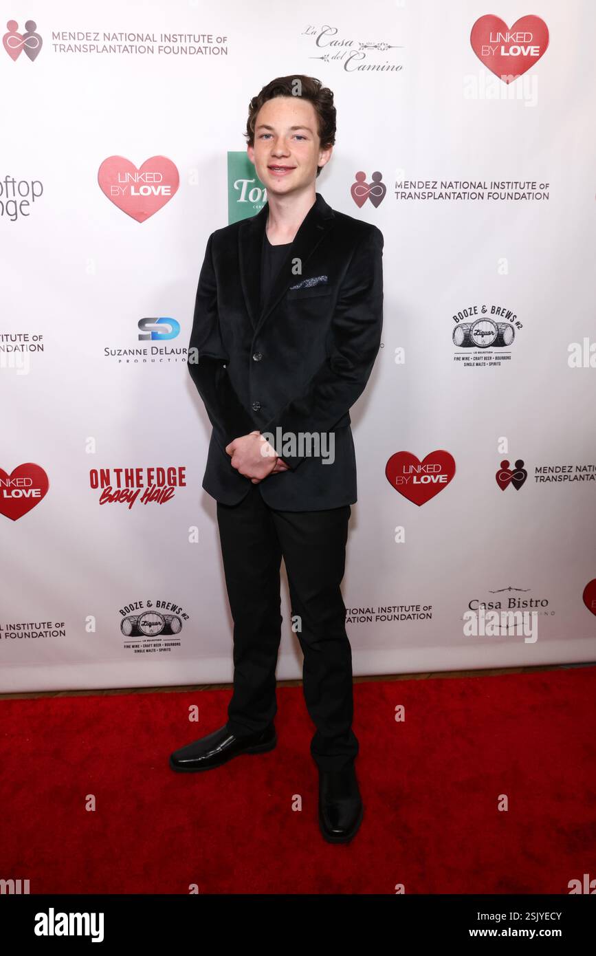 Toluca Lake, California, USA. 10th February, 2025. Actor Dylan Dukes ...