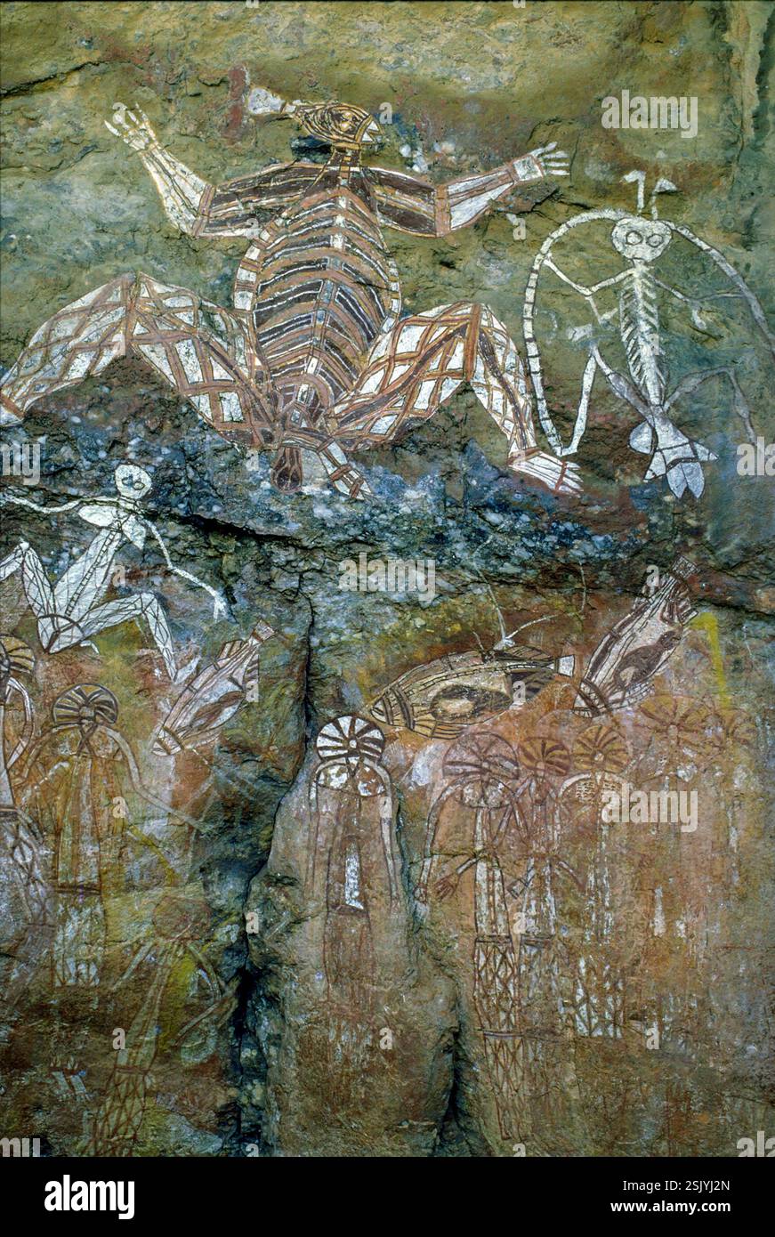 aboriginal rock paintings in kakadu national park ,Northern Territory, Australia Stock Photo - Alamy