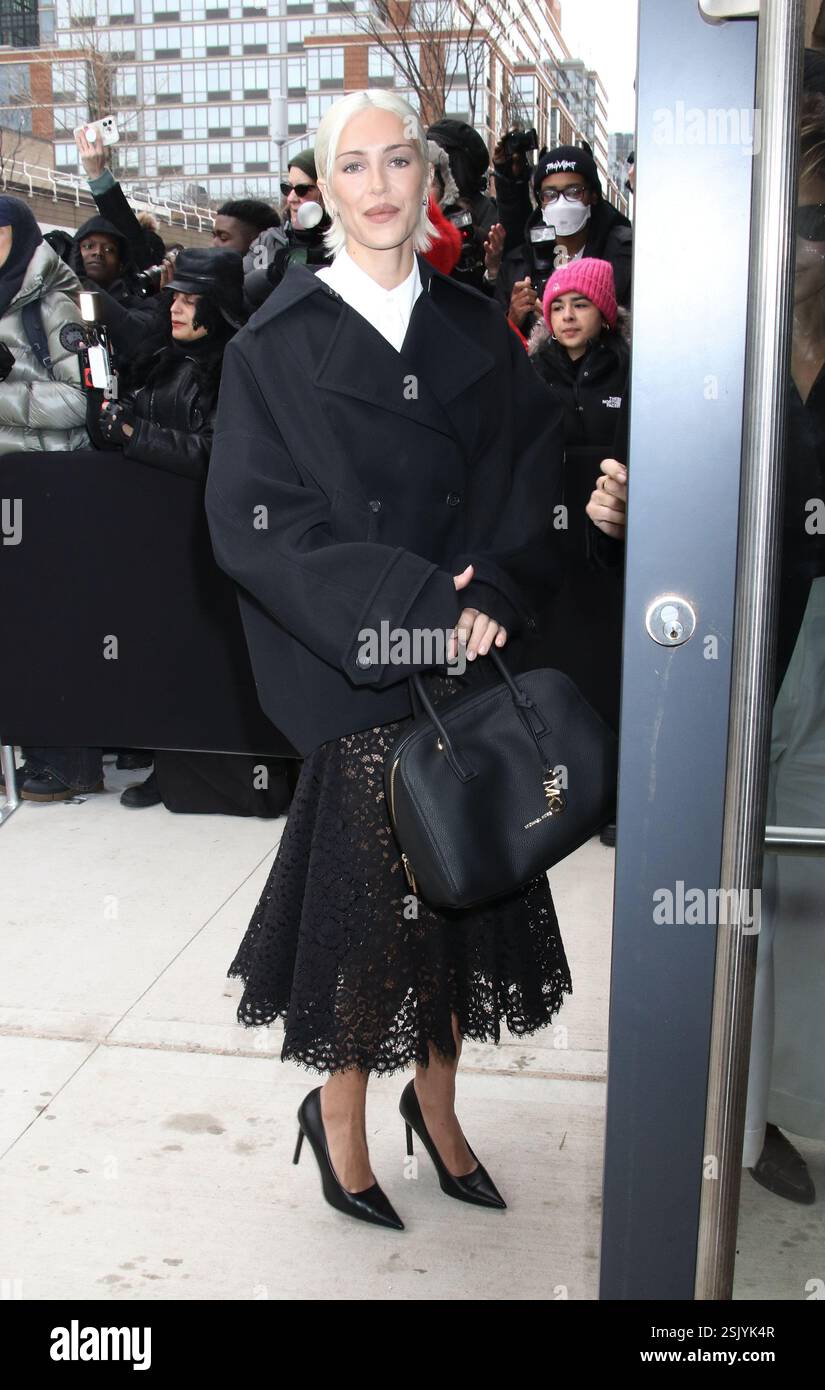 New York, NY, USA. 11th Feb, 2025. Delilah Belle Hamlin seen arriving ...