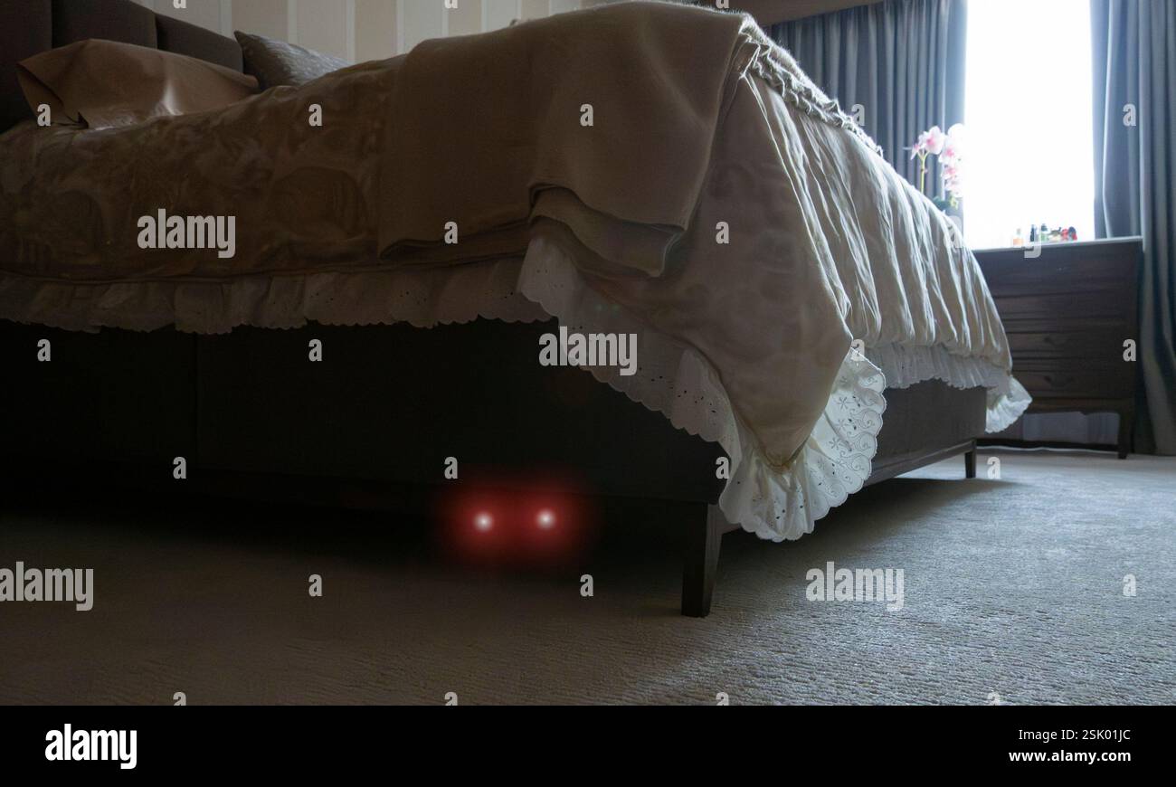 monster under the bed Stock Photo - Alamy