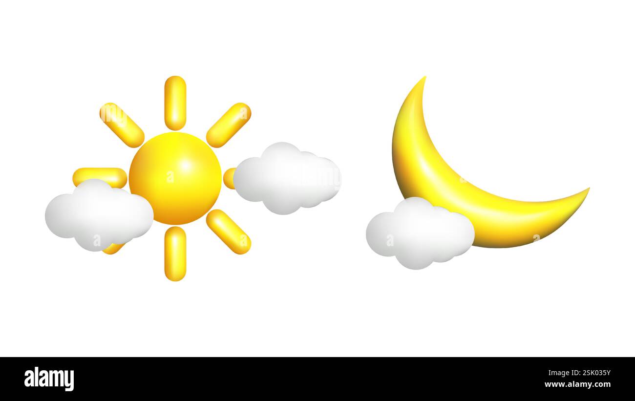 Partly clear sky Stock Vector Images - Alamy