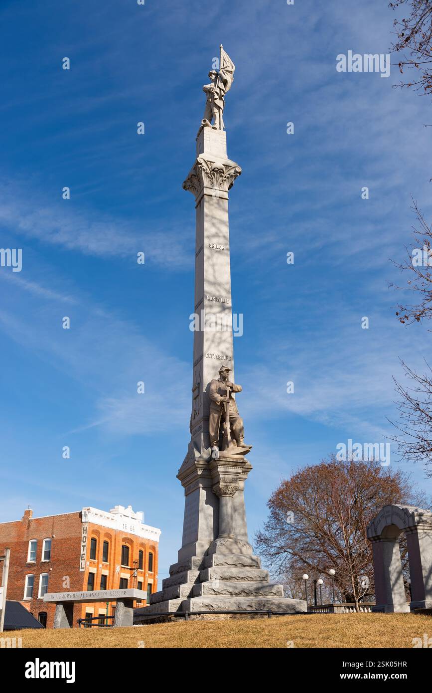 Mount Carroll, Illinois - United States - February 10th, 2025: The ...
