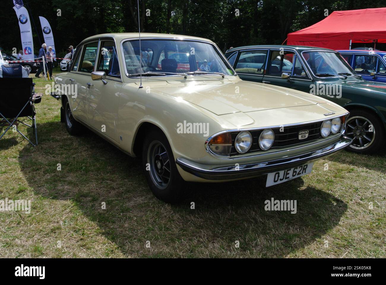 A 1977 Triumph 2500 parked on display at 49th Historic Vehicle ...