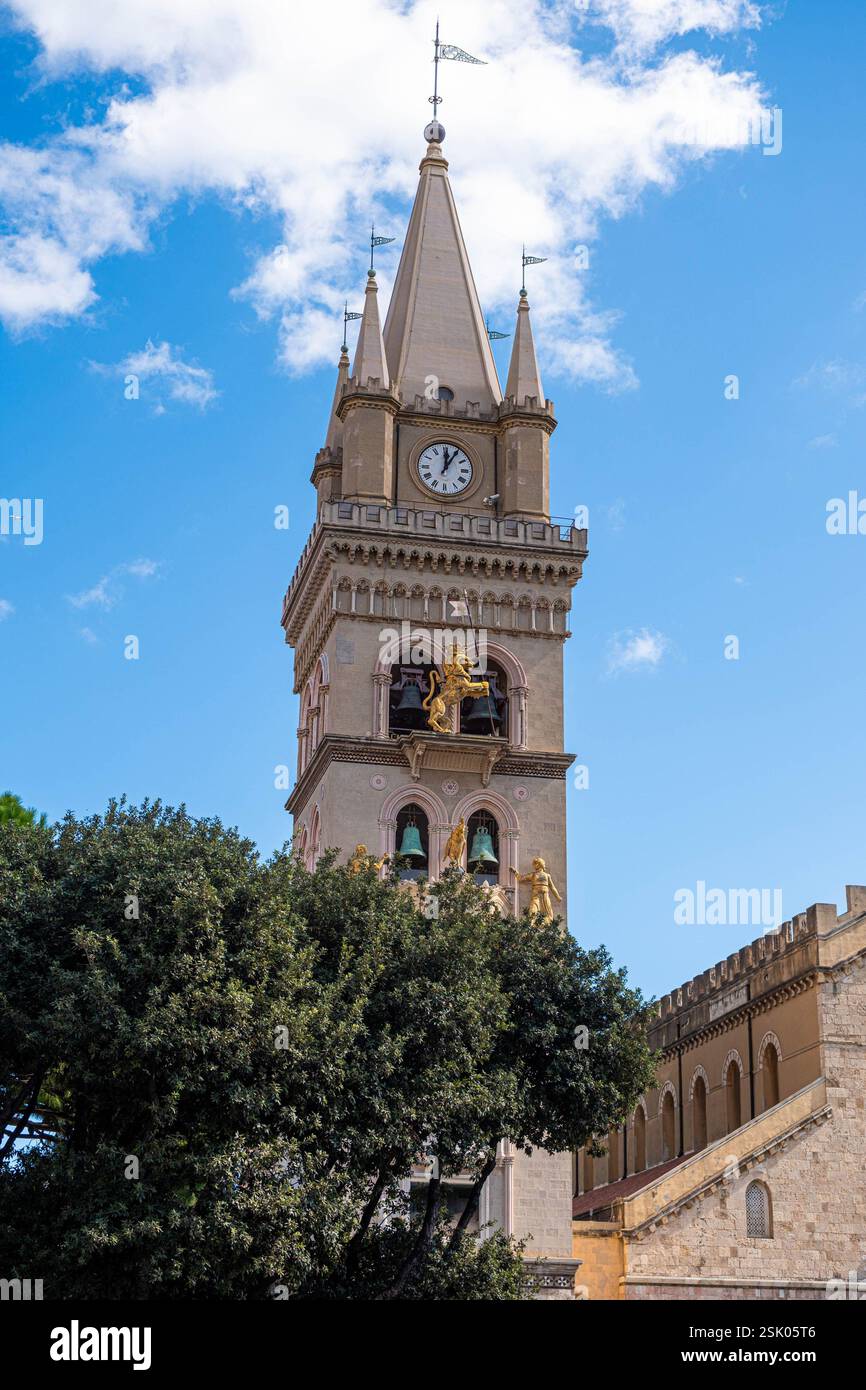 MESSINA, ITALY - October 12, 2024: The Astronomical Clock in Piazza ...