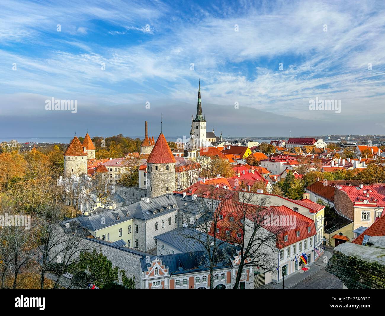 Tallinn skyline estonia aerial hi-res stock photography and images - Alamy