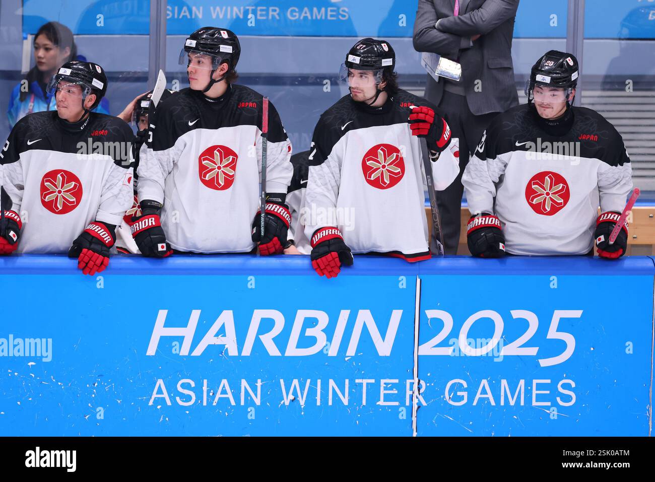 Harbin, China. 10th Feb, 2025. Japan team group (JPN) Ice Hockey : Men ...