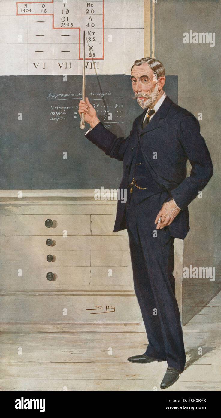 Vanity Fair - Doctors and Scientists. 'Chemistry'. Sir William Ramsay ...