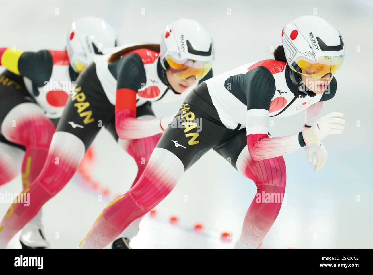 Harbin, China. 11th Feb, 2025. Japan team group (JPN), (L to R) Rin ...