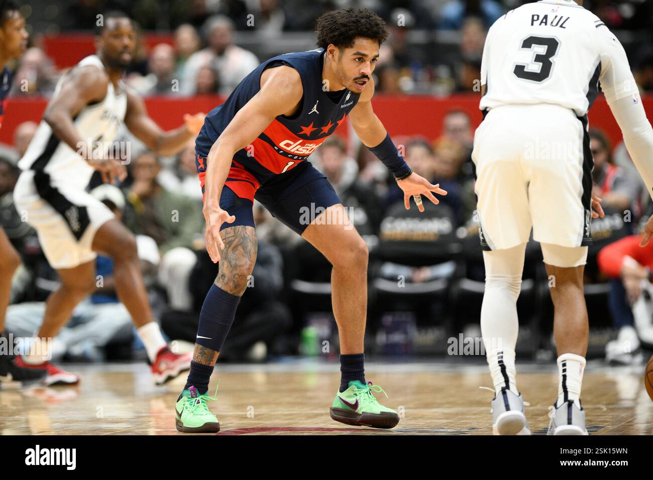 Washington Wizards guard Jordan Poole (13) in action during the second ...