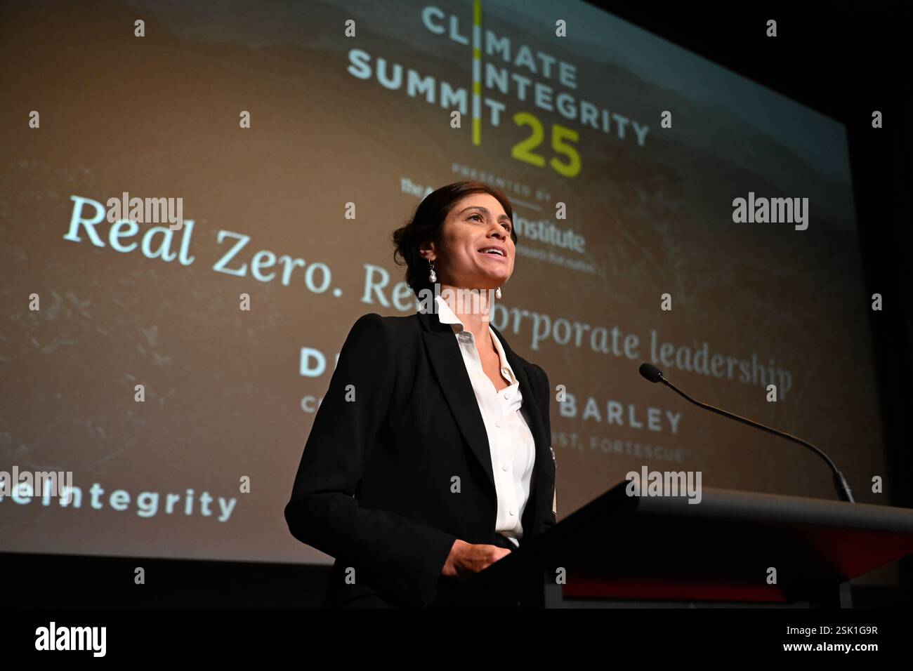 Canberra, Australia. 12th Feb, 2025. Fortescue Chief Climate Scientist ...