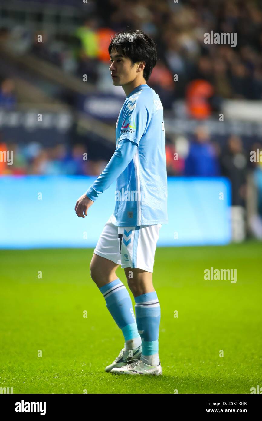 Tatsuhiro Sakamoto of Coventry City during the EFL Championship match ...