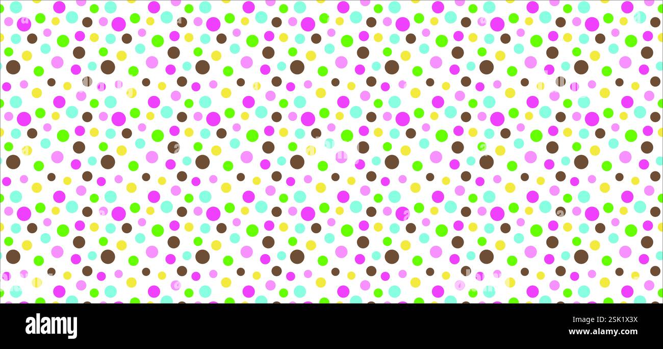 Background banner with many colorful dots and circles Stock Photo - Alamy