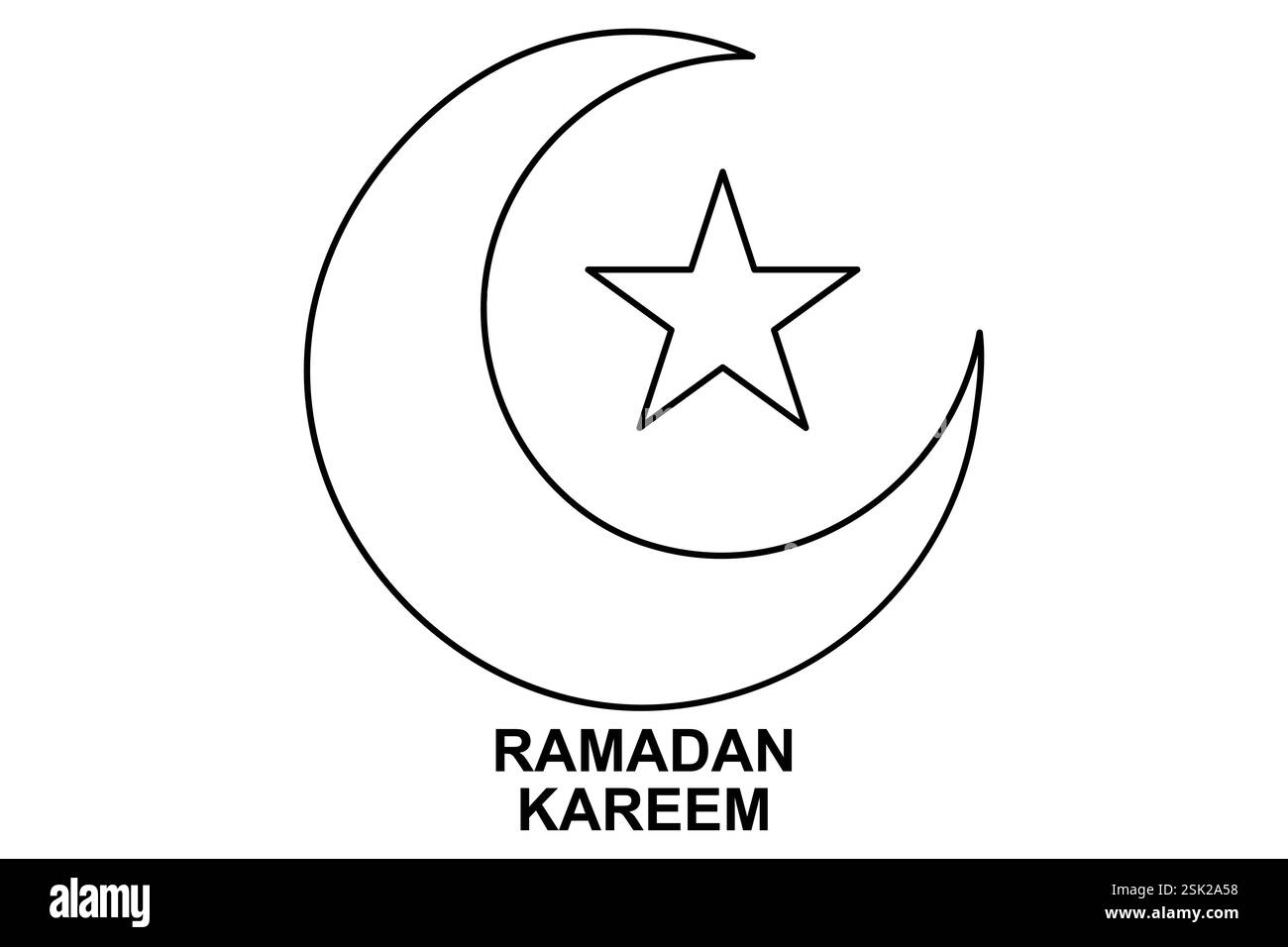 Crescent moon star ramadan hi-res stock photography and images - Alamy