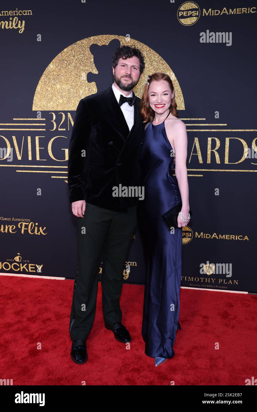 Hollywood, California, USA. 7th February, 2025. Jonathan and Erica Hay ...