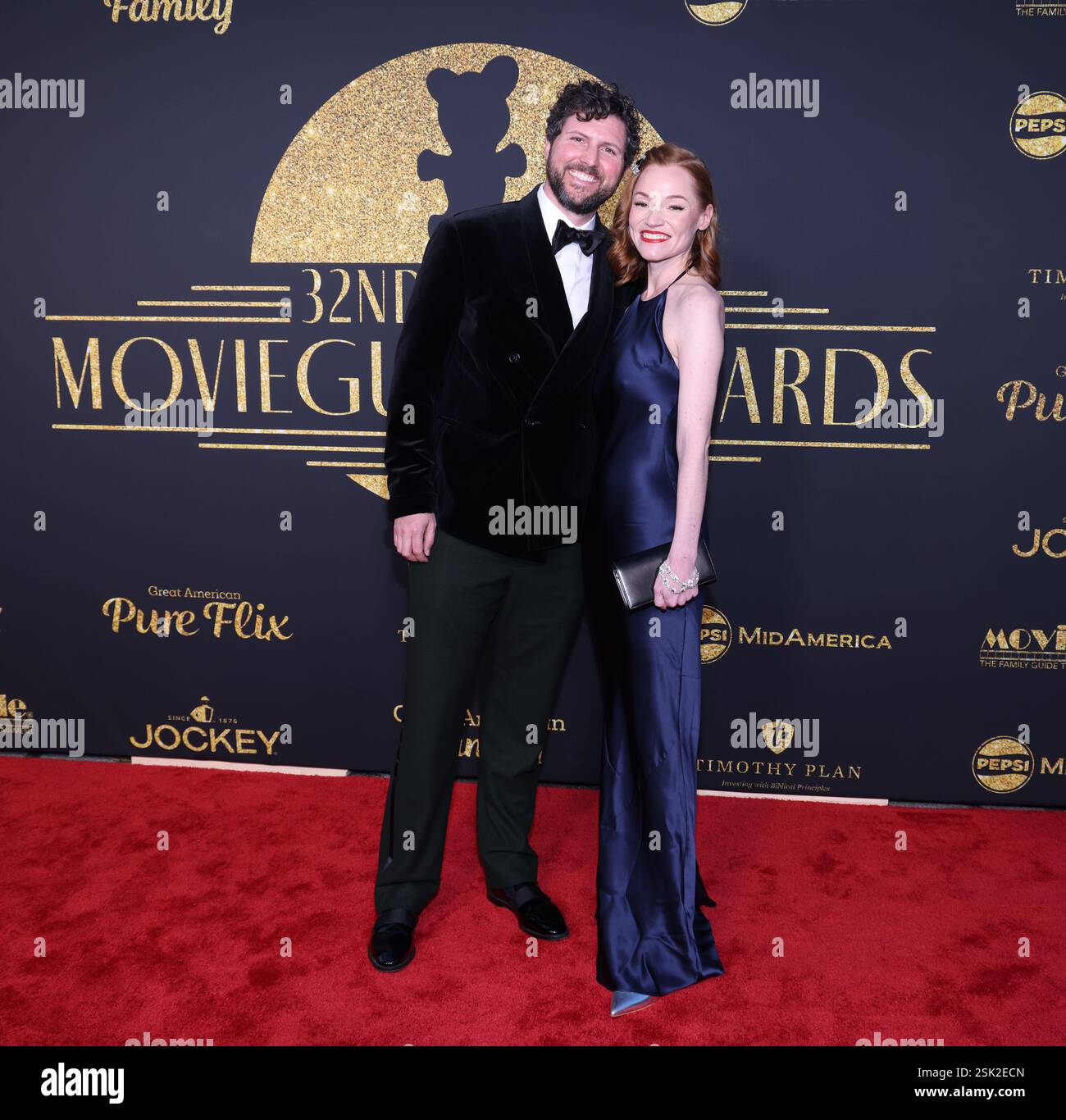 Hollywood, California, USA. 7th February, 2025. Jonathan and Erica Hay ...