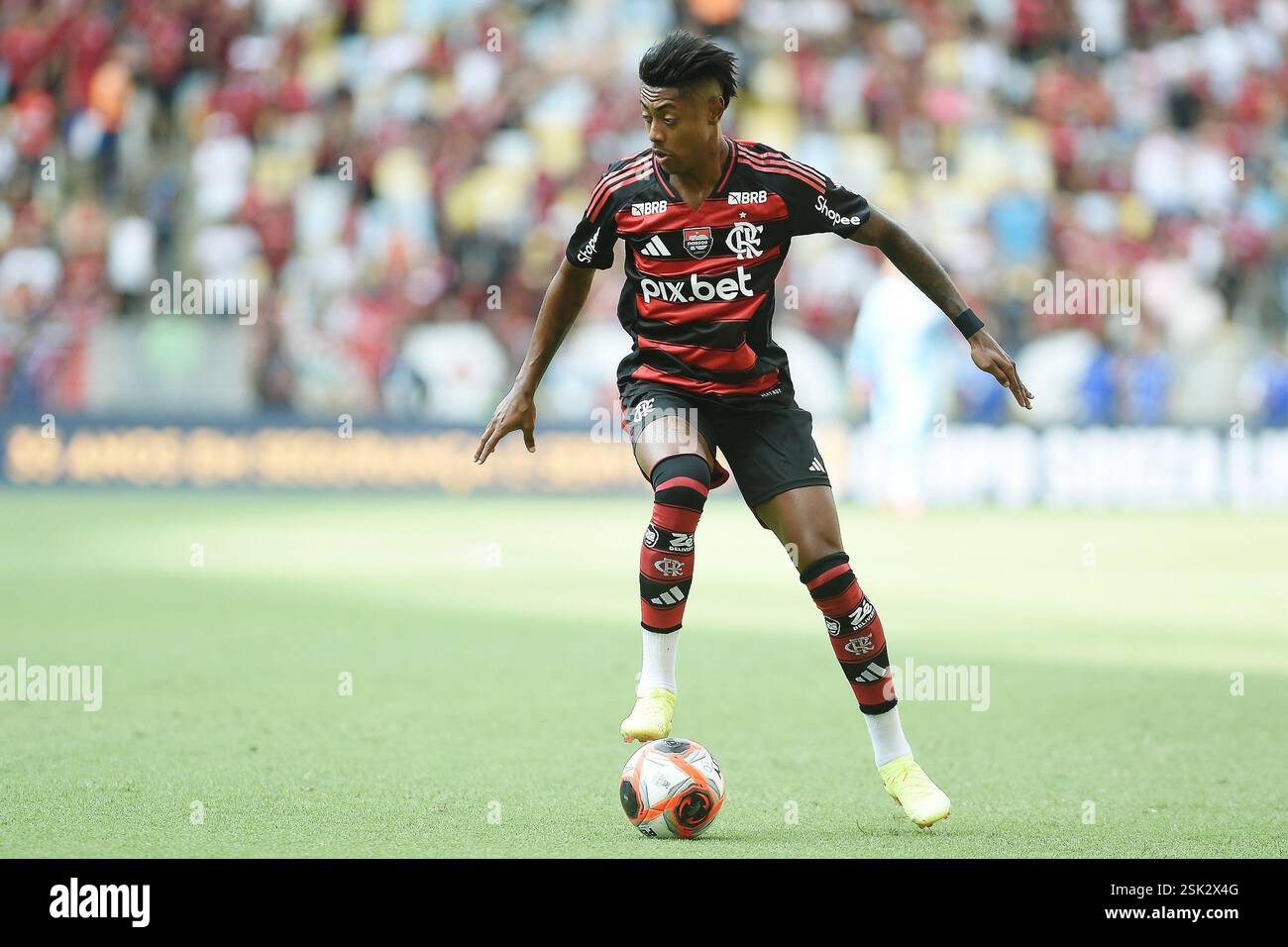 Rio de Janeiro, Brazil, February 8, 2025. Football match between the ...