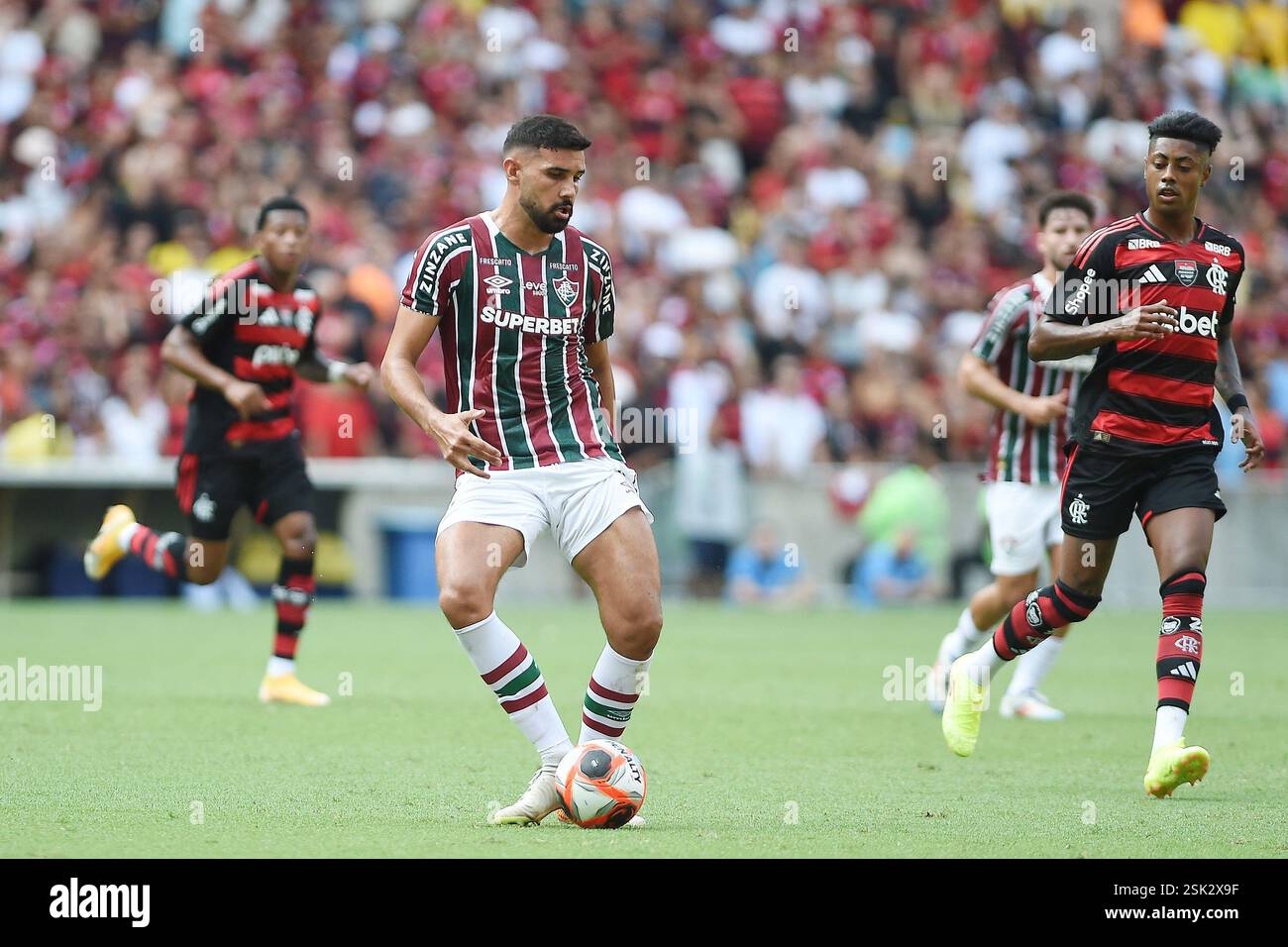 Rio de Janeiro, Brazil, February 8, 2025. Football match between the ...