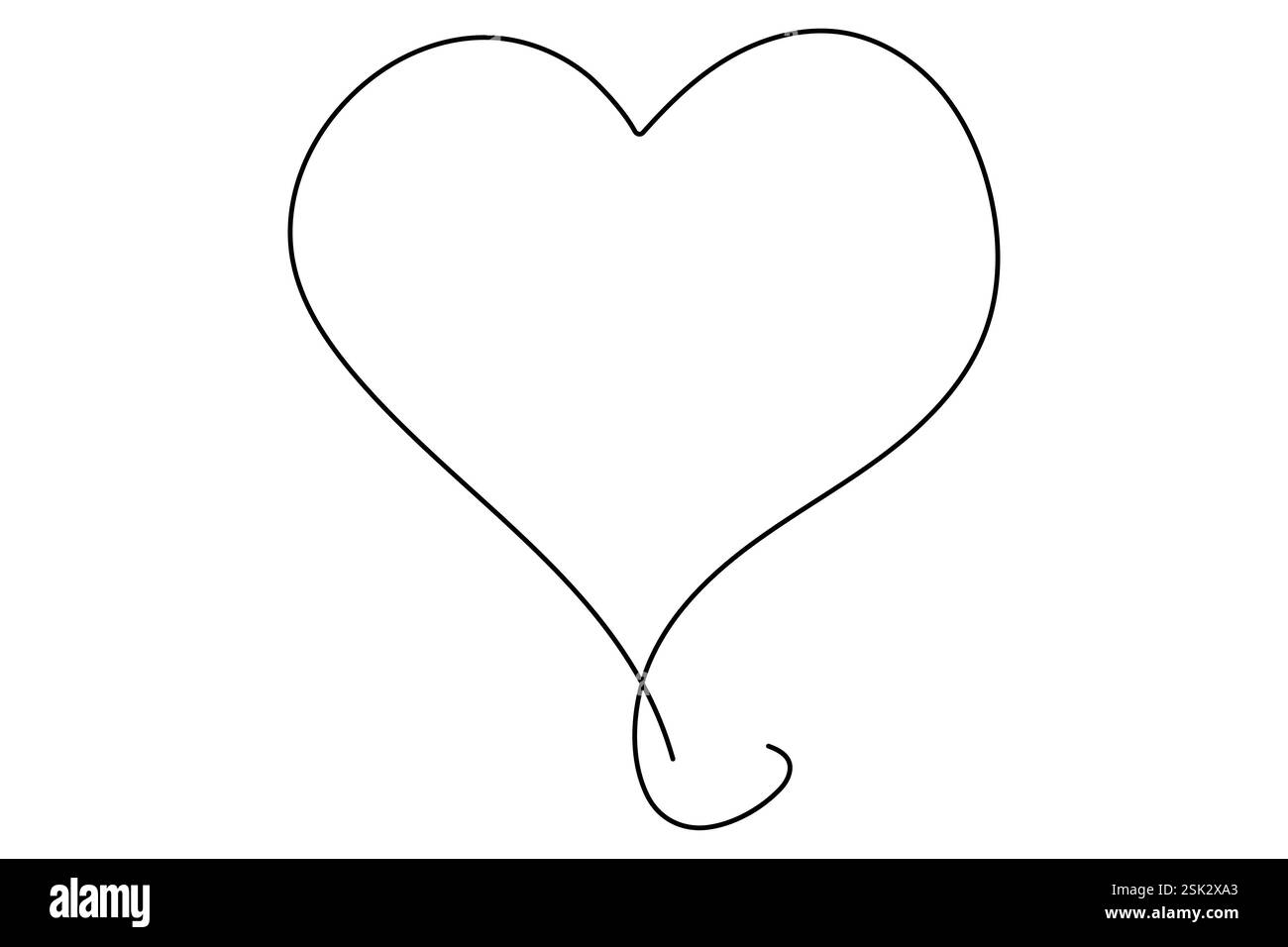 Heart Line Drawing Clip Art