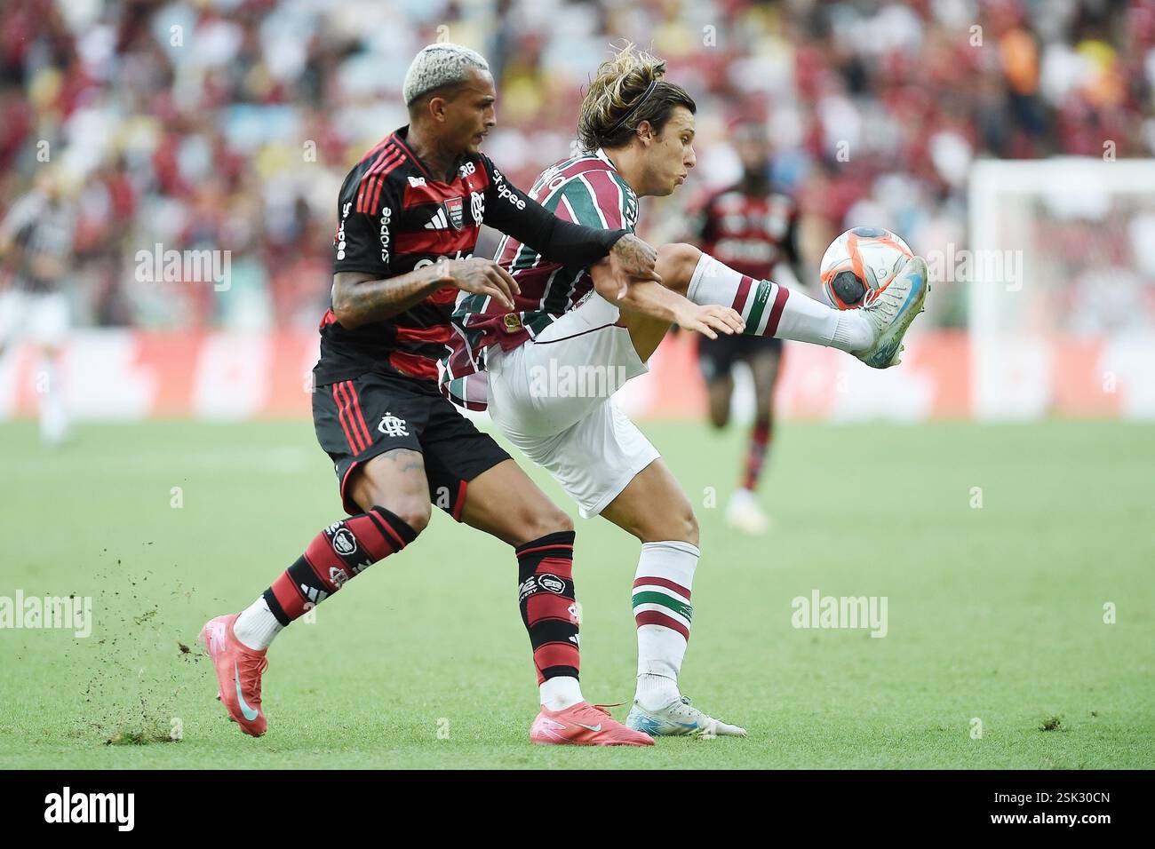 Rio de Janeiro, Brazil, February 8, 2025. Football match between the ...