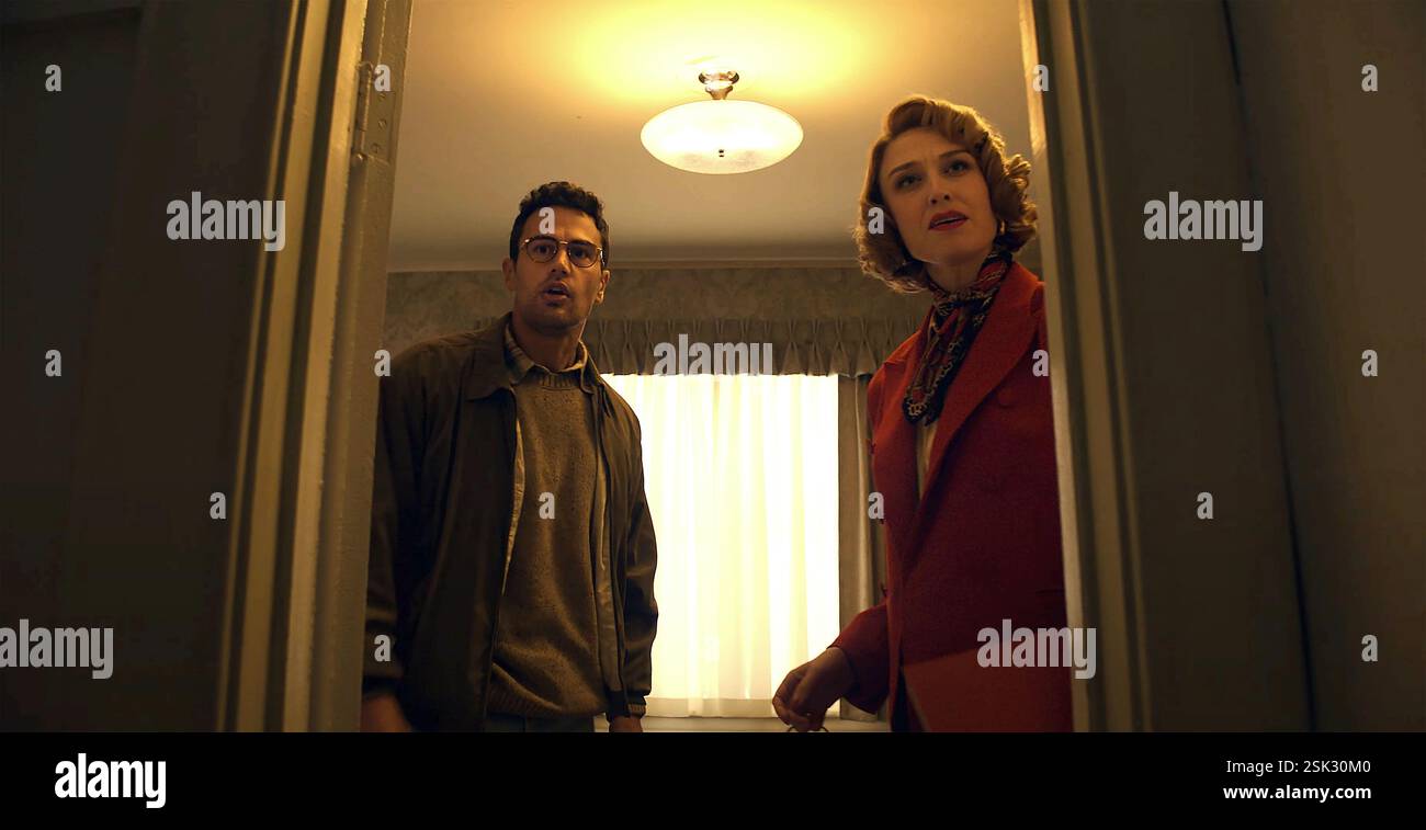 THE MONKEY - FILM STILLS. 2025 . Canada. - Theo James and Tess ...