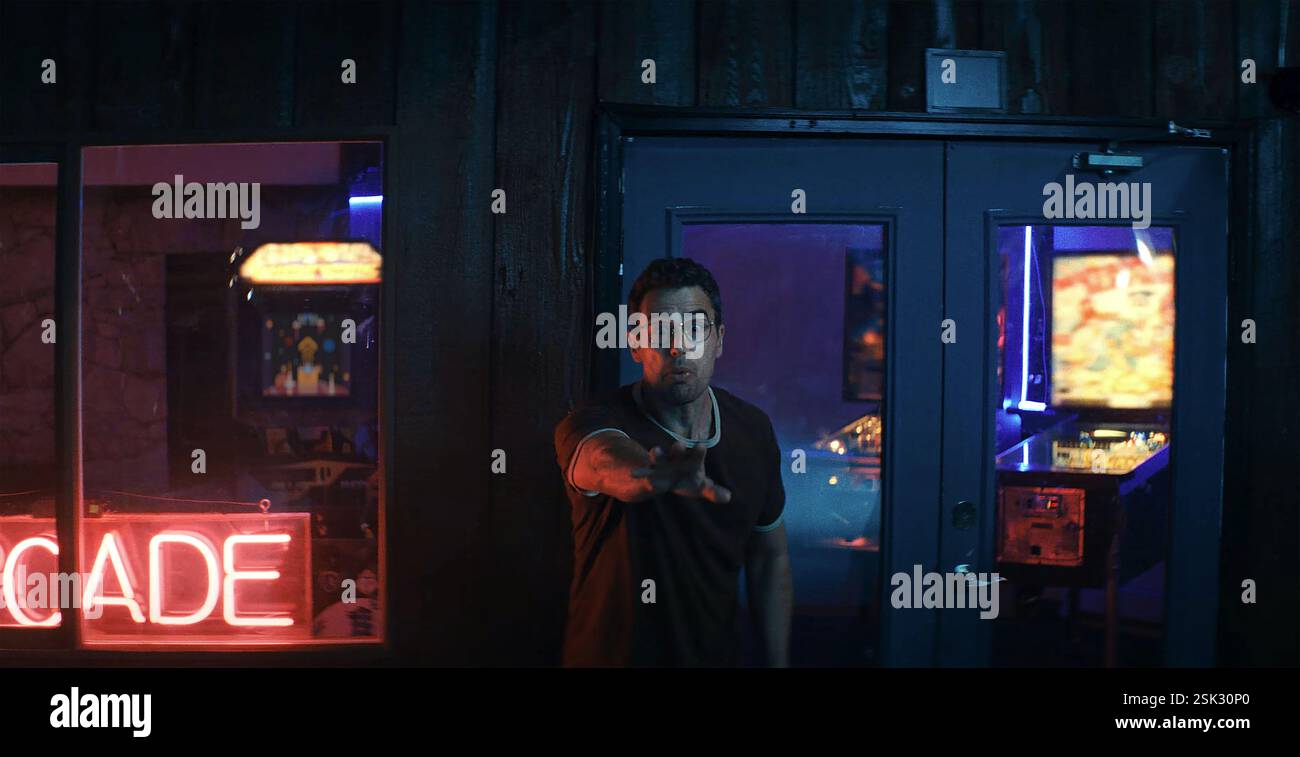 THE MONKEY - FILM STILLS. 2025 . Canada. - Theo James in The Monkey (C ...