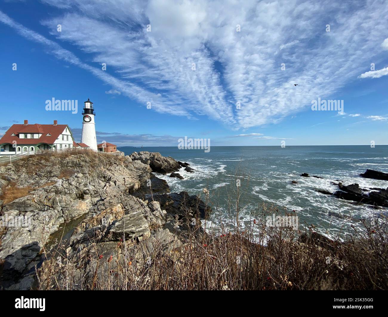 Fort Williams Park⁩, ⁨Cape Elizabeth⁩, ⁨Maine⁩, ⁨United States⁩ Stock ...