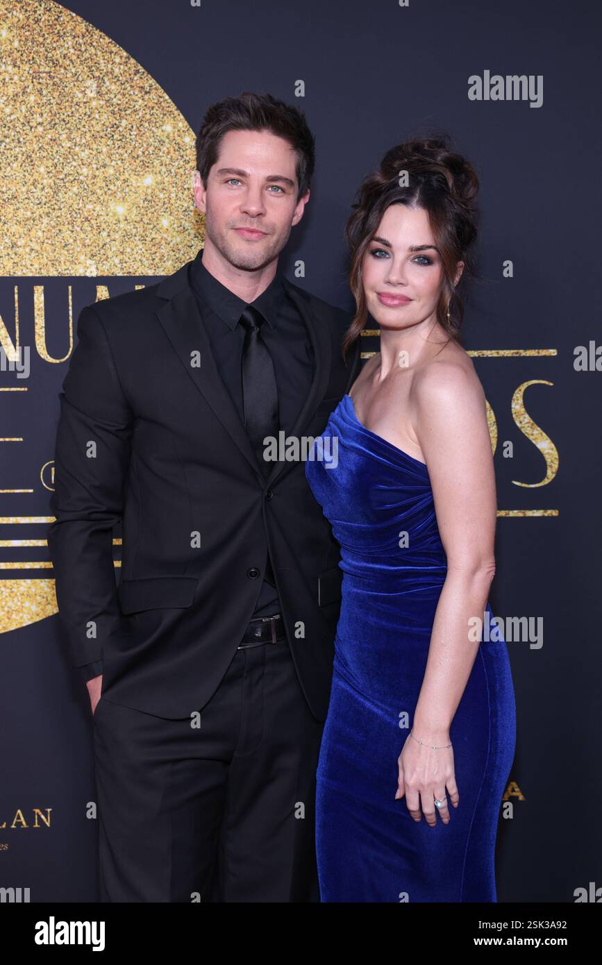 Hollywood, California, USA. 7th February, 2025. Dean Geyer and Jillian ...