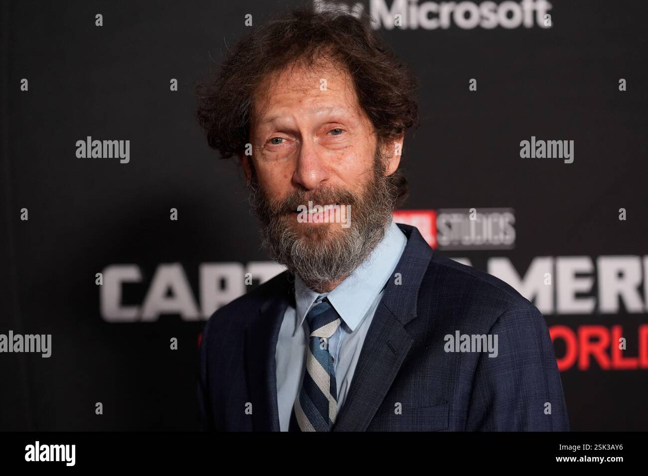 Tim Blake Nelson arrives at the premiere of "Captain America: Brave New ...