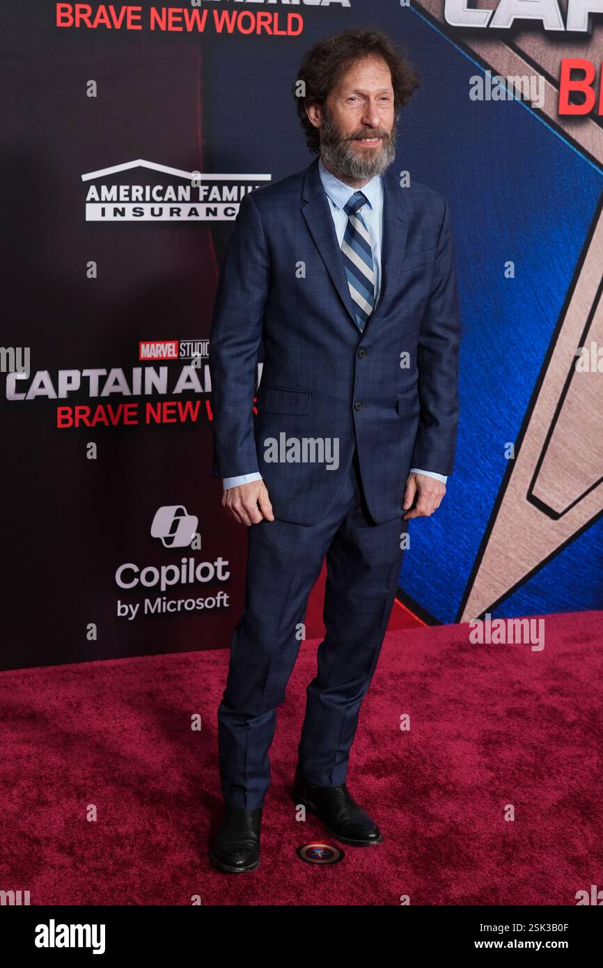 Tim Blake Nelson arrives at the premiere of "Captain America: Brave New ...