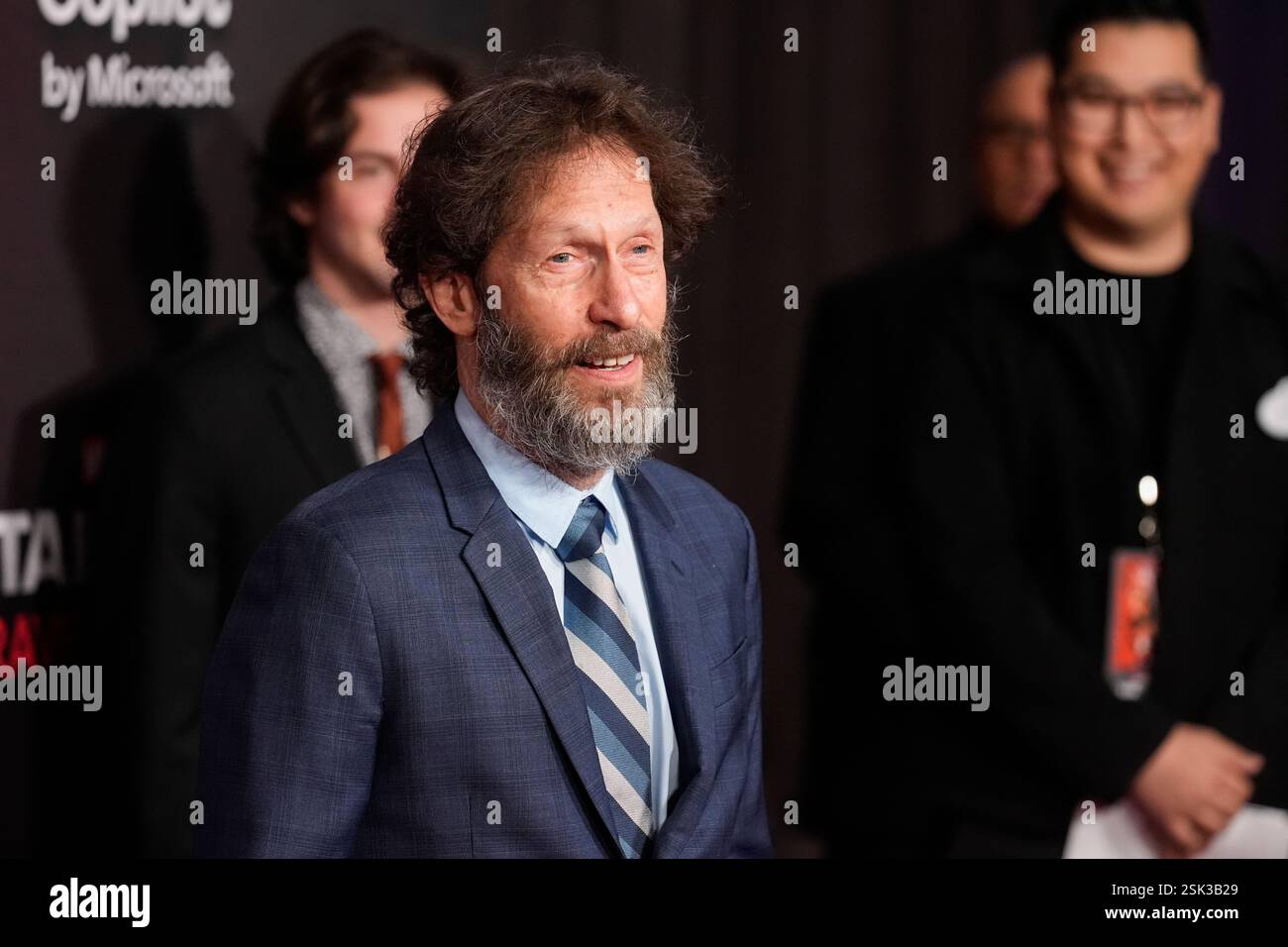 Tim Blake Nelson arrives at the premiere of "Captain America: Brave New World" on Tuesday, Feb ...