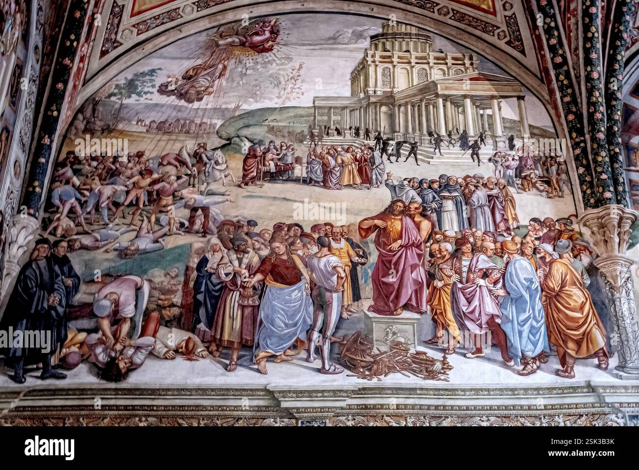 Orvieto, Italy. 11th Feb, 2025. The Duomo of Orvieto, Italy is one of ...