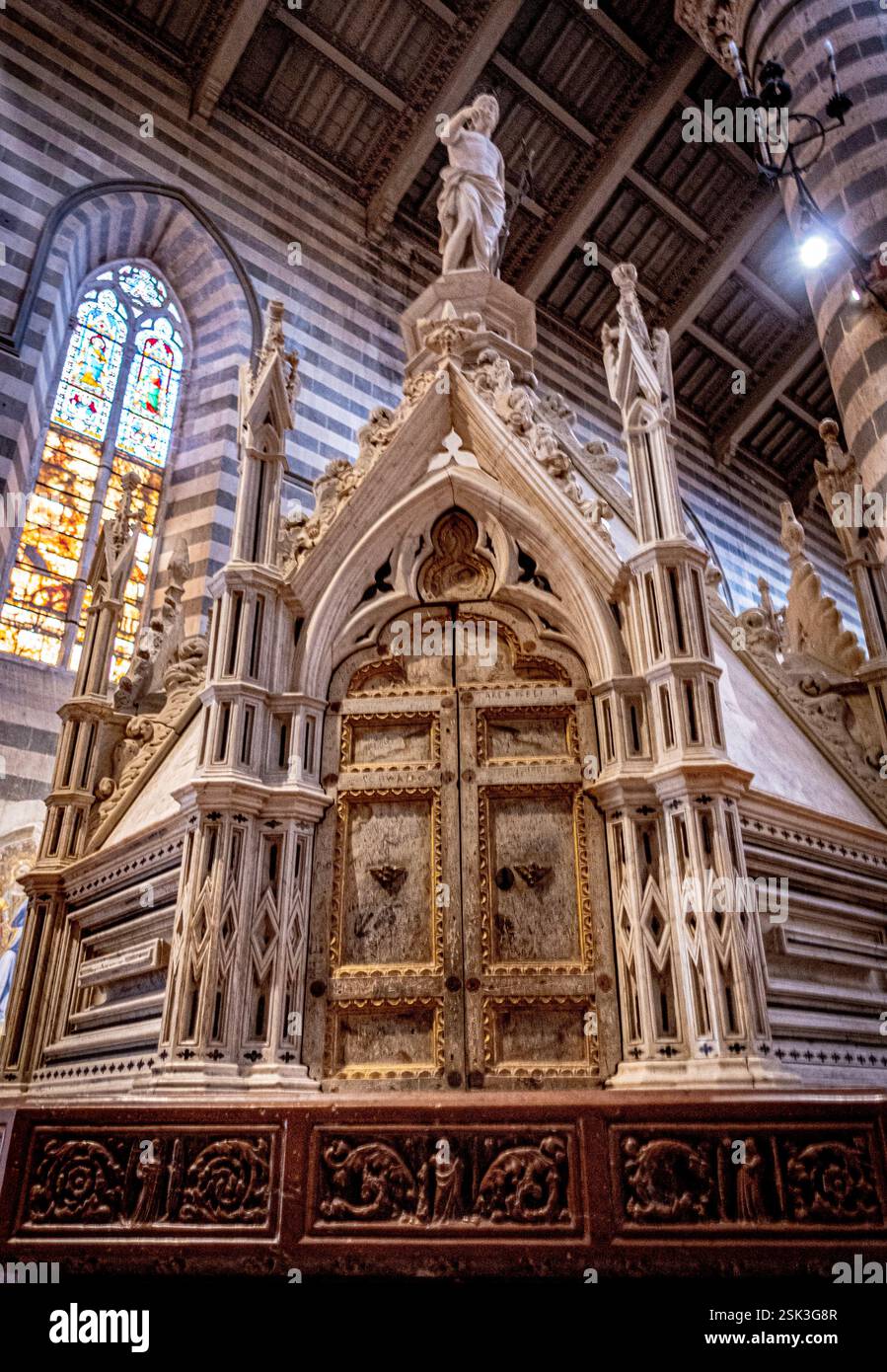 Orvieto, Italy. 11th Feb, 2025. The Duomo of Orvieto, Italy is one of ...