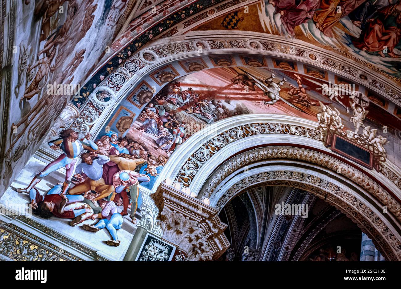 Orvieto, Italy. 11th Feb, 2025. The Duomo of Orvieto, Italy is one of ...