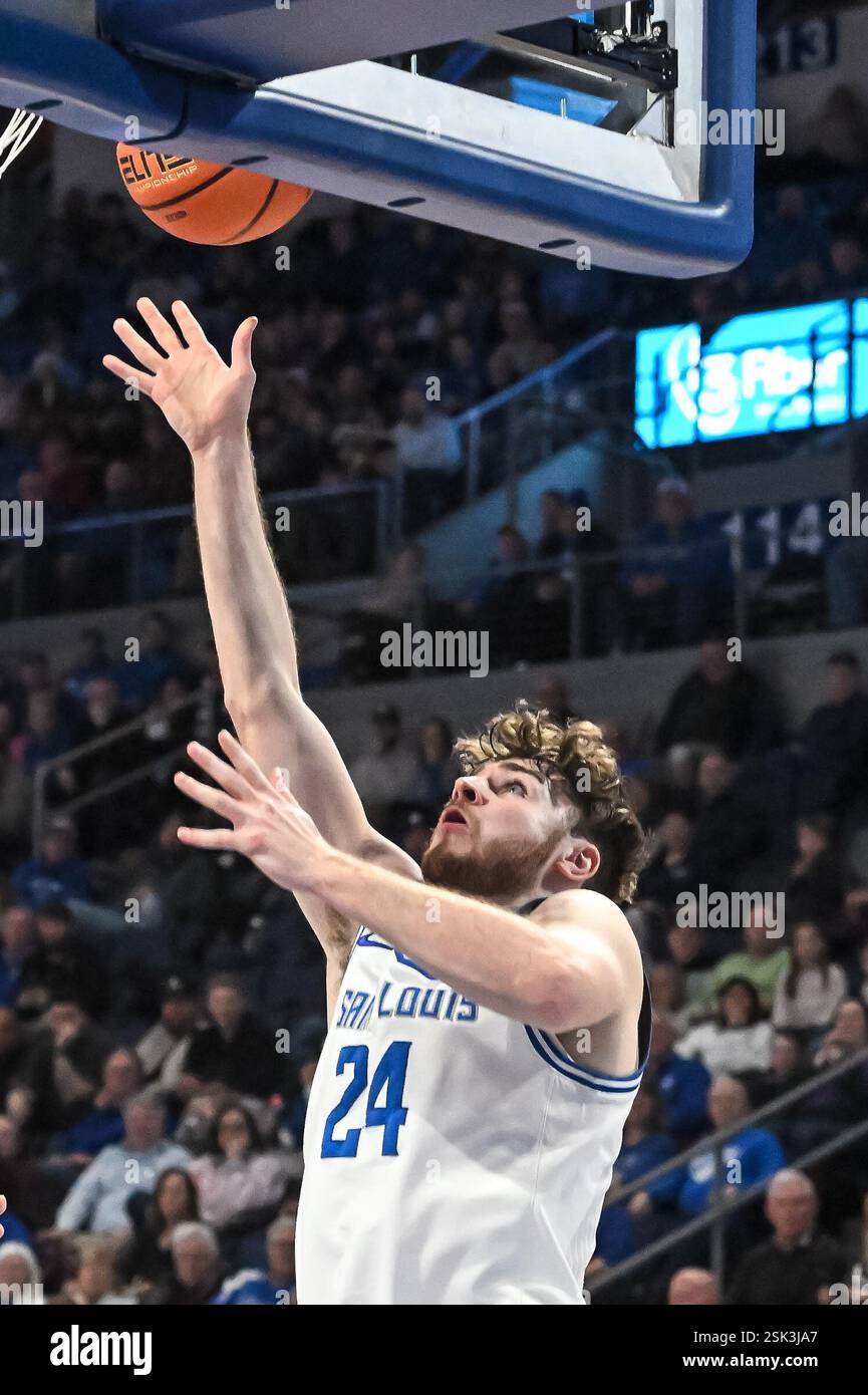 FEBRUARY 11, 2025: Saint Louis Billikens guard Gibson Jimerson (24 ...