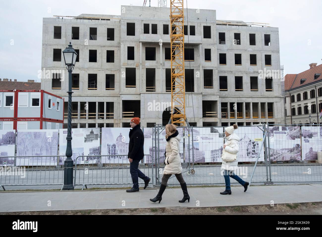 Budapest, Hungary. 09th Feb, 2025. A section of the Honvéd High Command ...
