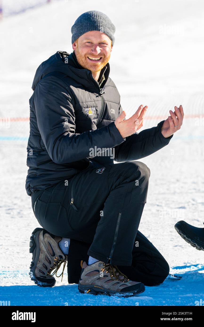 Whistler, Canada. 11th Feb, 2025. Prince Harry, Duke of Sussex at ...