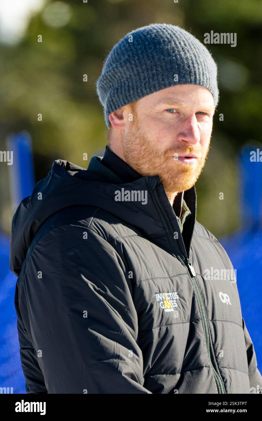 Whistler, Canada. 11th Feb, 2025. Prince Harry, Duke of Sussex at ...
