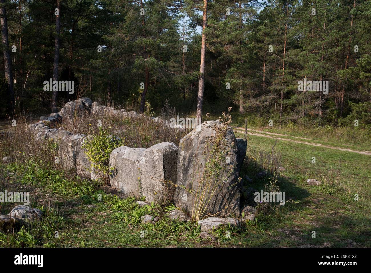Tjelvar's grave is a 18 meter long and five meter wide bronze age stone ...
