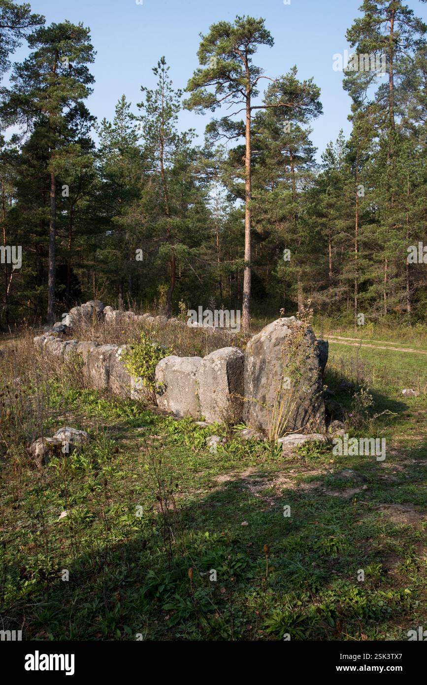 Tjelvar's grave is a 18 meter long and five meter wide bronze age stone ...