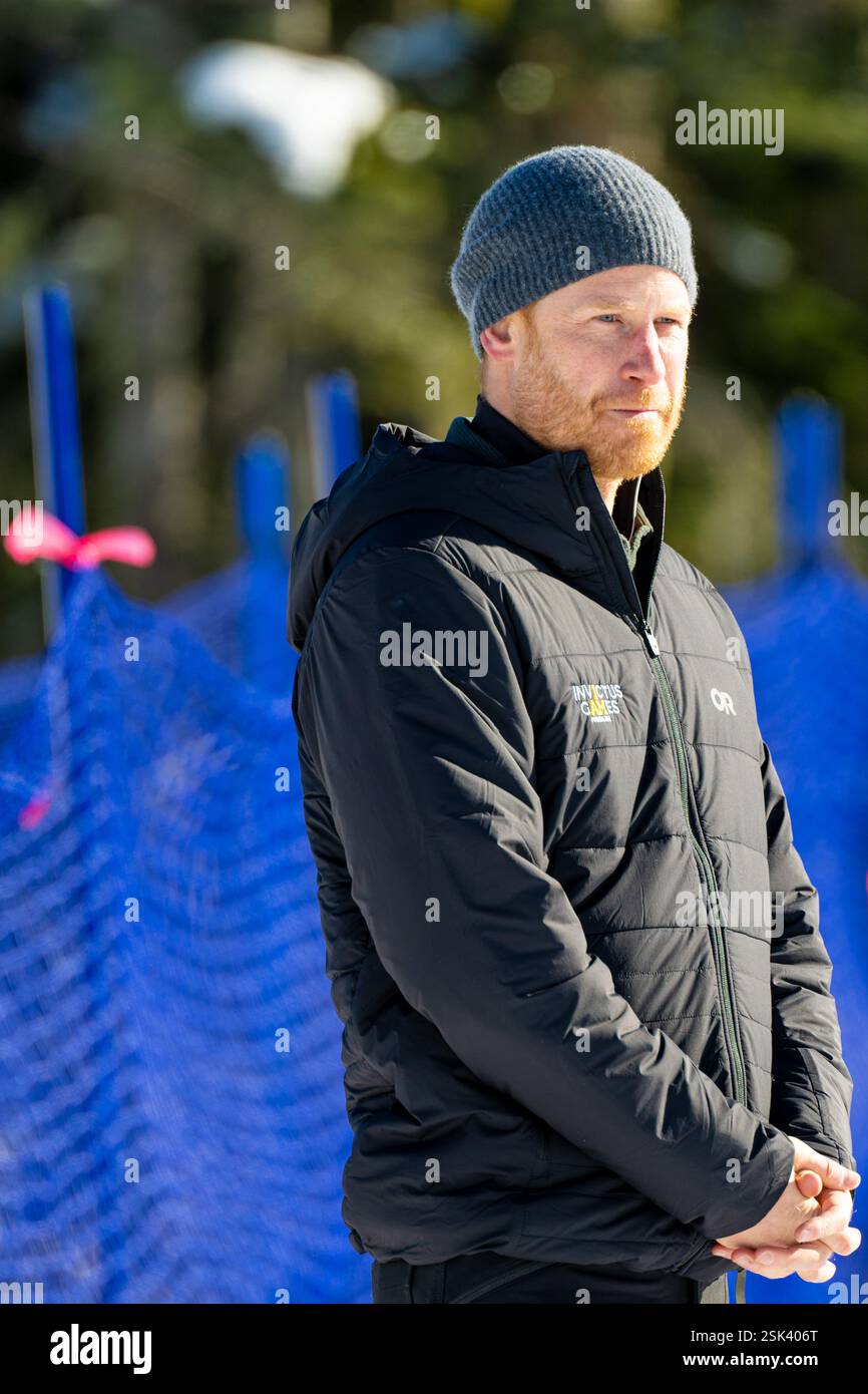 Whistler, Canada. 11th Feb, 2025. Prince Harry, Duke of Sussex at ...
