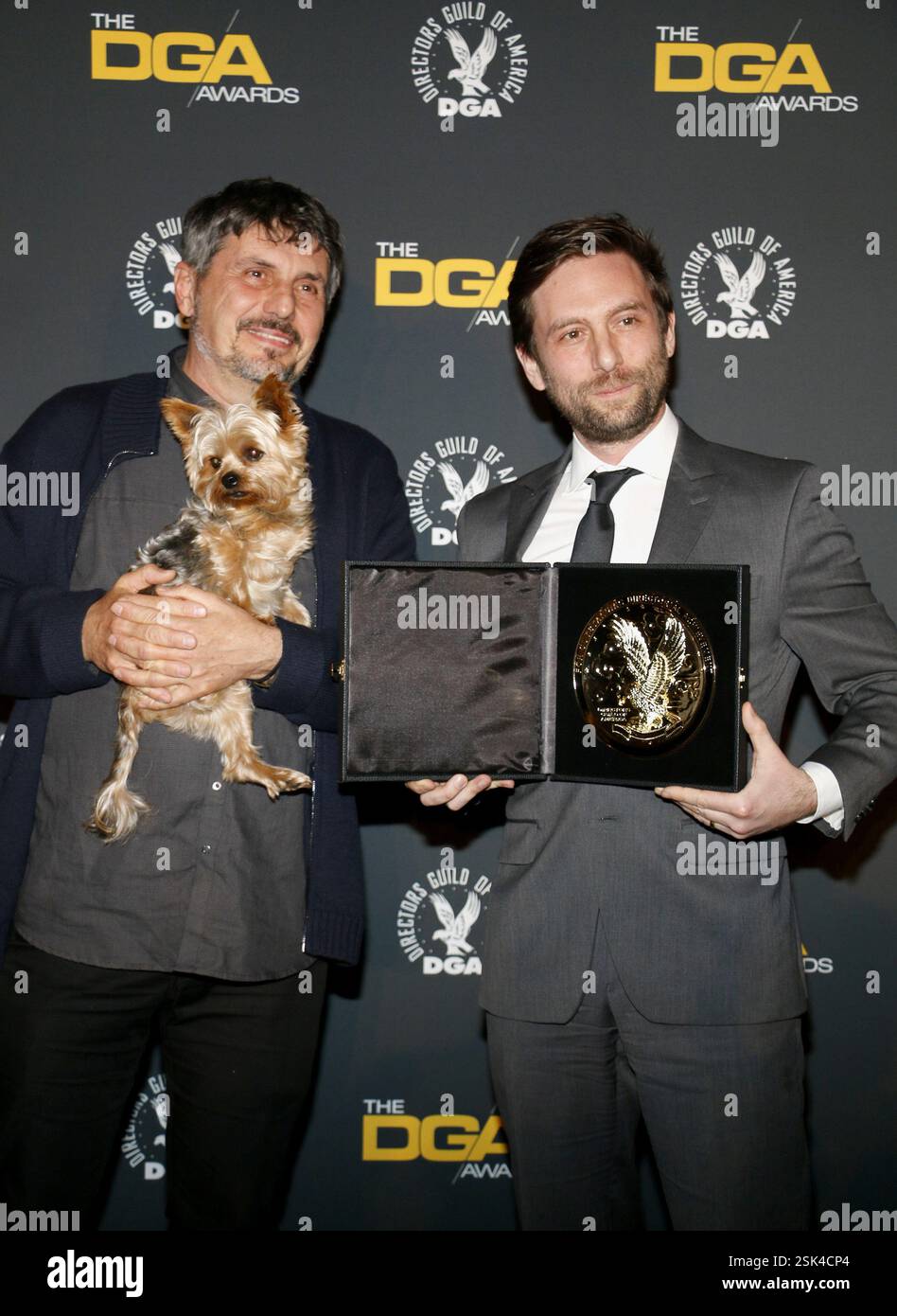 Slava Leontyev and Brendan Bellomo at the 77th Annual Directors Guild ...