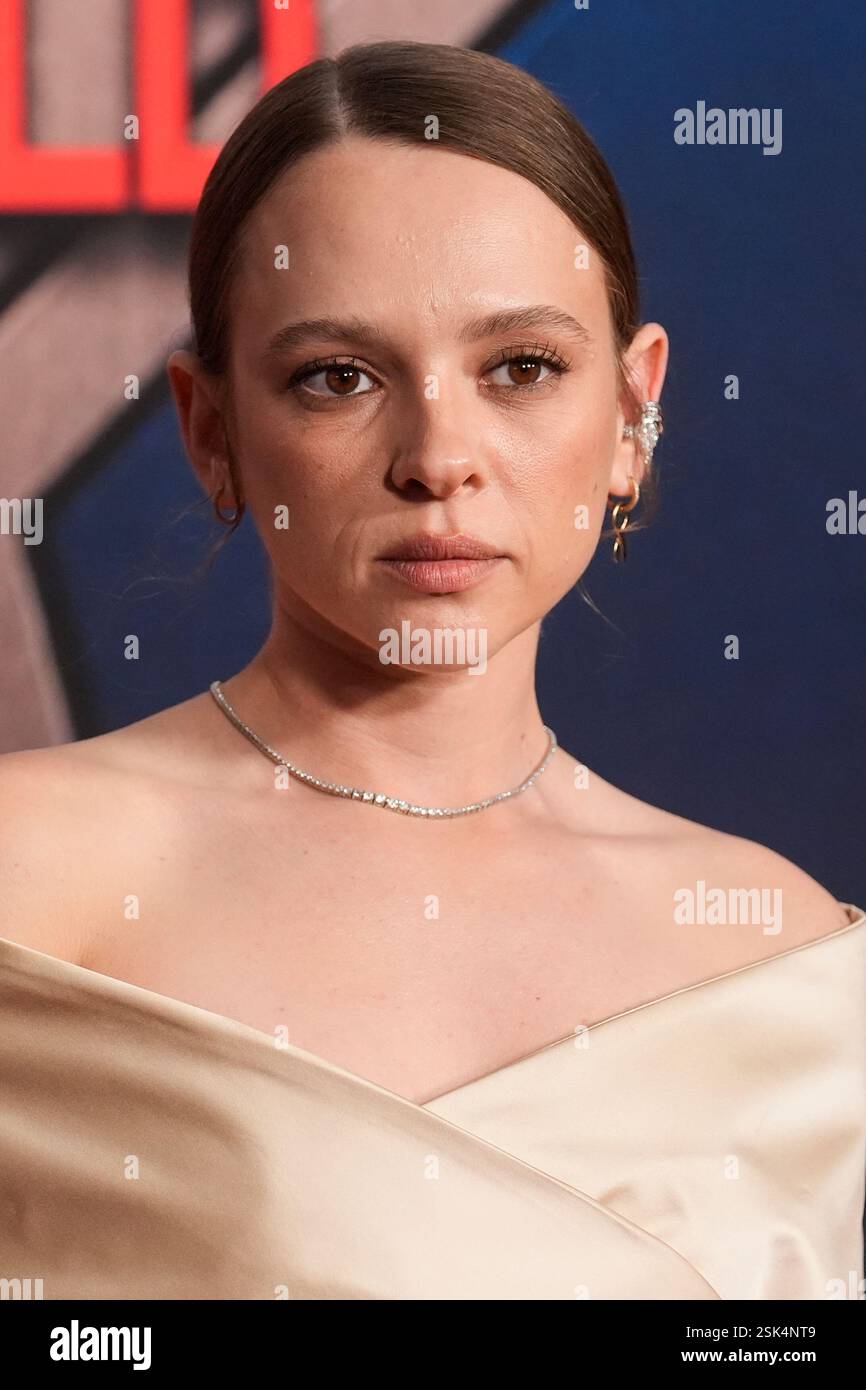 Shira Haas arrives at the premiere of "Captain America: Brave New World ...