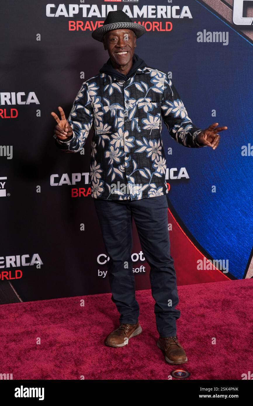 Don Cheadle arrives at the premiere of "Captain America: Brave New ...