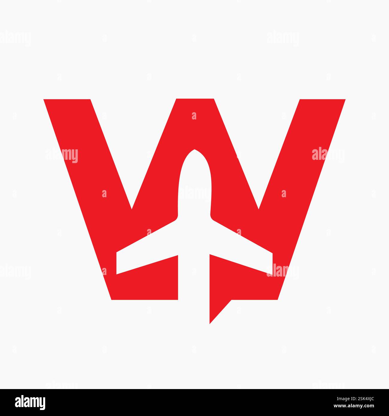 W travel logo Stock Vector Images - Alamy