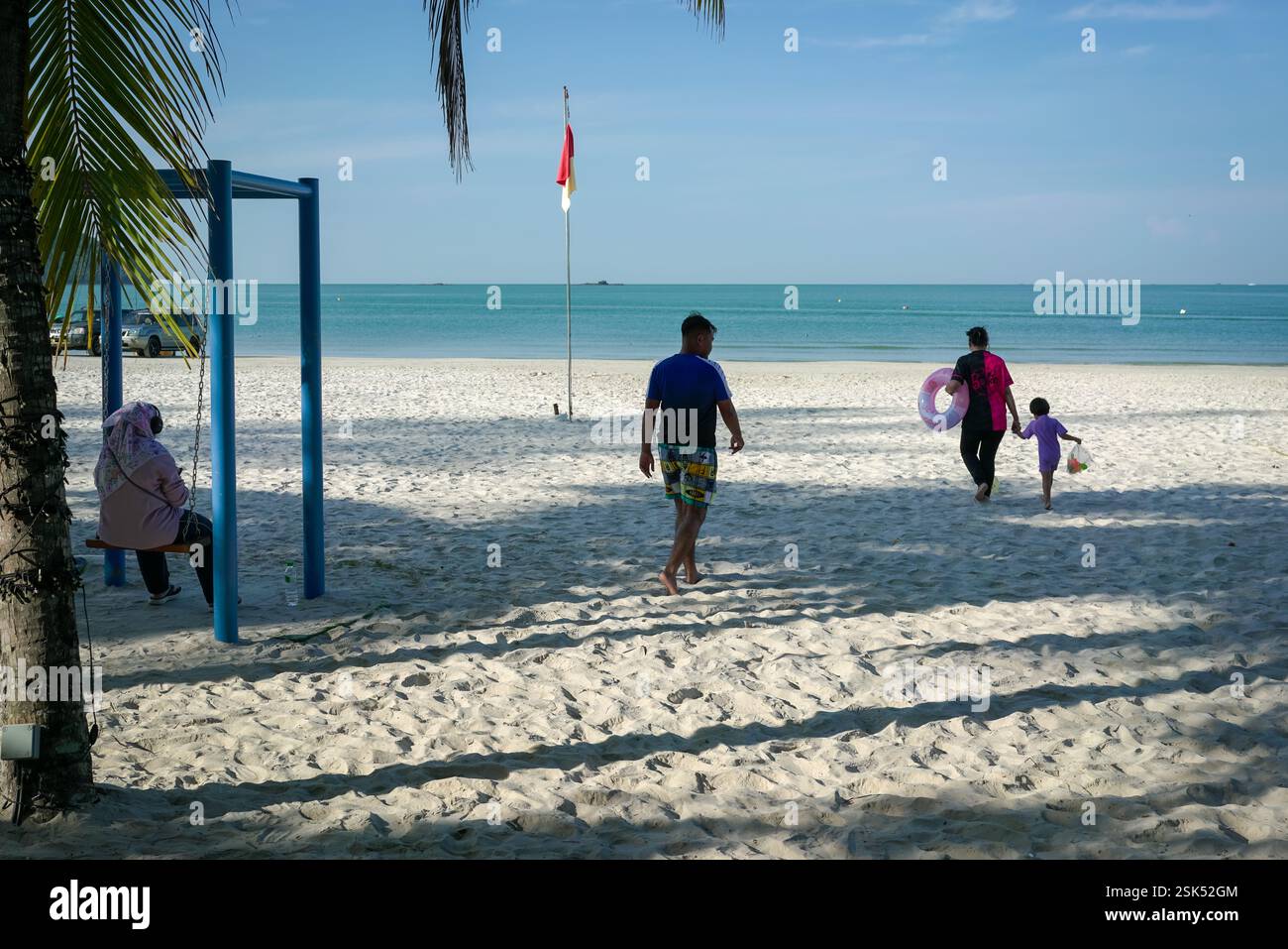 Langkawi, Malaysia - January 5, 2025: The Pantai Cenang beach, the most ...
